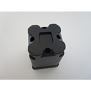 2.5" Square Extra Deep Landmark Nursery Pots - Press Fit (100)