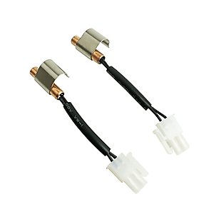 W10383615 Refrigerator Thermistor With Clip Fits for Whirlpool Refrigerator Replaces WPW10383615VP 2118226 PS11753994 AP6020675 2Pack