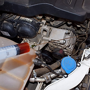 2Pcs 30ml Plastic Syringes and 2Pcs Blunt Needle Tip Luer Lock 14Ga x 10", Great for Scientific Labs, Measuring and Refilling