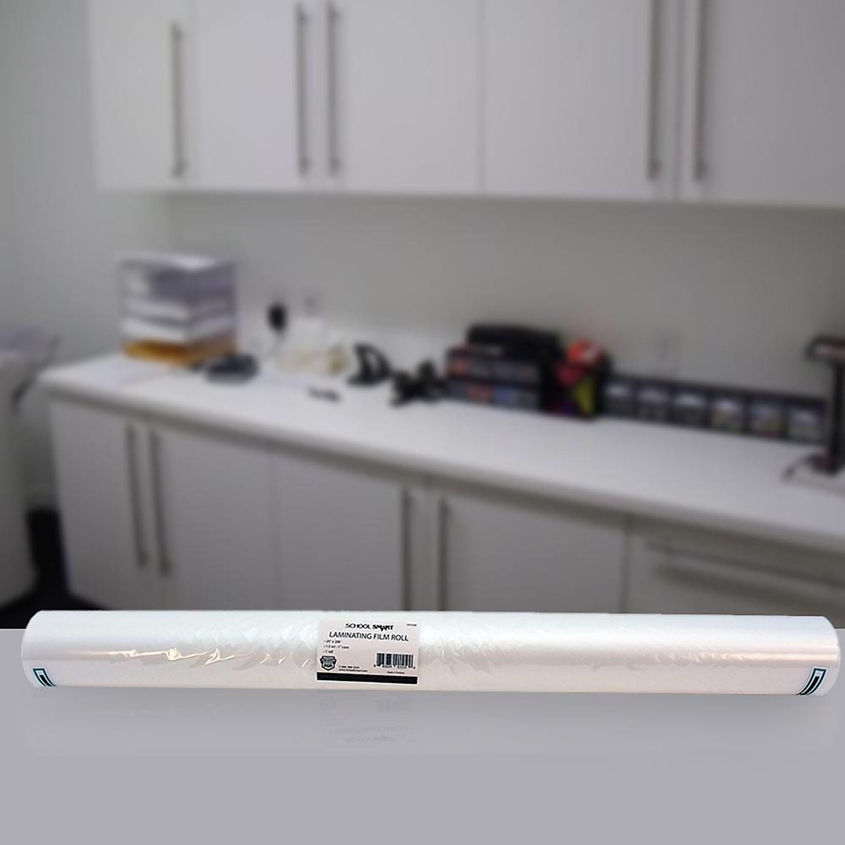 School Smart - 1277258 Laminating Film 1.5 Mil Roll - 25 inch x 200 Foot - 1 inch Core