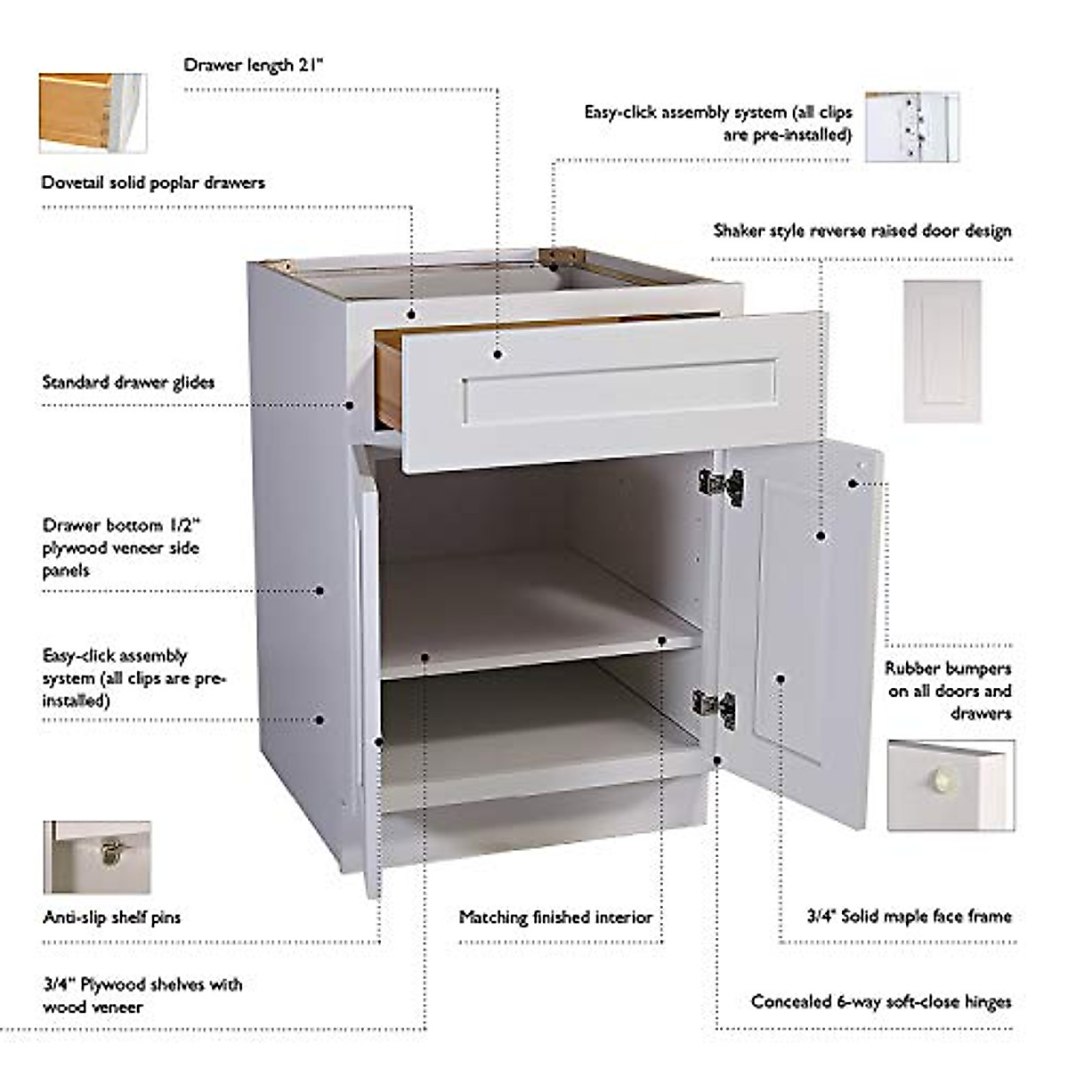 Design House Kitchen Cabinets-Wall, 30 in, Espresso