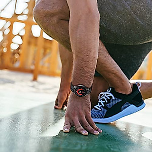 Bands Compatible with Samsung Galaxy Watch 5 Pro 45mm/Galaxy Watch 5 40mm 44mm Band, No Gap Silicone Replacment Strap with Colorful Buckle (Black)