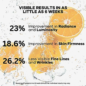 Clinical Skin Vitamin C Pro-Collagen Serum, Vitamin E, Anti-Aging, Skin Brightening Formula, For Soft Luminous Skin, for Fine Lines and Wrinkles