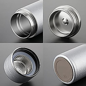 XDCHLK Portable Thermos Mug Cup 316 Stainless Steel Vacuum Insulation Flask Tea Water Bottle Thermal Thermocup (Color : D, Size : 400ml)