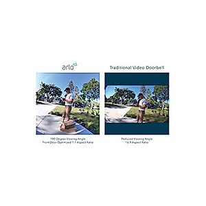 Arlo Essential Wire-Free Video Doorbell White with Echo Show 5 (2nd Gen, 2021 Release) Charcoal Bundle