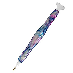 DIAMOND ART CLUB Premium Drill Pen, Comfortable Diamond Painting Pen, Diamond Art Accessories and Tools, 2 Pack, Carnival Delight and Royal Rhapsody Swirl