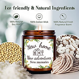 UOKPT House Warming Gifts New Home - Unique Lavender Scented Candle Presents for First Apartment Funny Housewarming Gift Ideas for New Homeowner Best Friend Women Men Couples Neighbor Guys