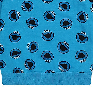 Sesame Street Elmo and Cookie Monster Boys Long Sleeve Shirt and Pants Set for Infant and Toddler