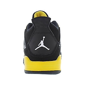Nike Jordan 4 Retro Little Kids Shoes Size - 2 Black/White