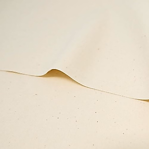 Roc-Lon 44/45'' 100% Cotton Unbleached Permanent Press Super Muslin(Heavy-Weight), 15 Yard Bolt