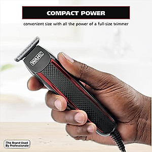 Wahl Edge Pro Bump Free Corded Beard Trimmer, Touch Up Trimmer, & Grooming Detailer Kit for Men – for Edging Beards, Mustaches, Hair, Stubble, Ear, Nose, & Body – Model 9686-300
