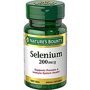 Nature's Bounty Selenium 200mcg, 100 Capsules