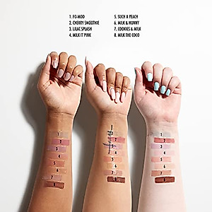 NYX PROFESSIONAL MAKEUP This Is Milky Gloss, Vegan Lip Gloss, 12 Hour Hydration - Milk It Pink (Sheer Baby Pink)