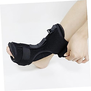 Healifty 1 Set Night Splint Night Sleeping Foot Splint Elastic Dorsal Night Splint Plantar Fasciitis Night Splint Black Fixed Ankle Brace Ankle Sprain Support Foot Fracture Brace Foot Drop