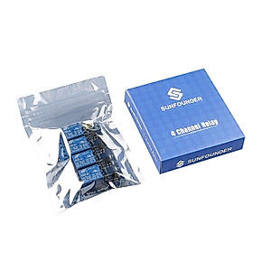 SunFounder Lab 4 Relay Module 5V 4 Channels Relay Module Compatible with Arduino R3 1280 Arm PIC AVR STM32