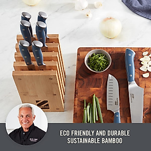 DASH Zakarian by DASH Magnetic Bamboo Knife Block for Holding and Displaying Knives
