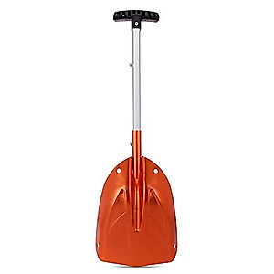 JMG Aluminum Lightweight Snow Shovel, Dismountable Garden/Sport/Snow Utility Shovel with Adjustable Length Handle Suitable for Car, Outdoor, Camping
