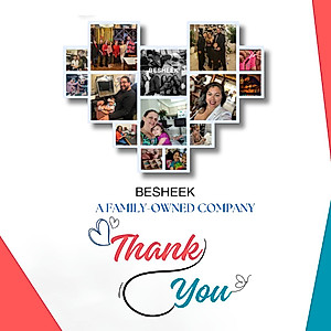 BESHEEK Handmade Murano Inspired Blown Abstract Glass Lampwork Art Pendant Necklace for Women Handcrafted Artisan Hypoallergenic Italian Style Jewelry (Red and Gold Twist Leaf)