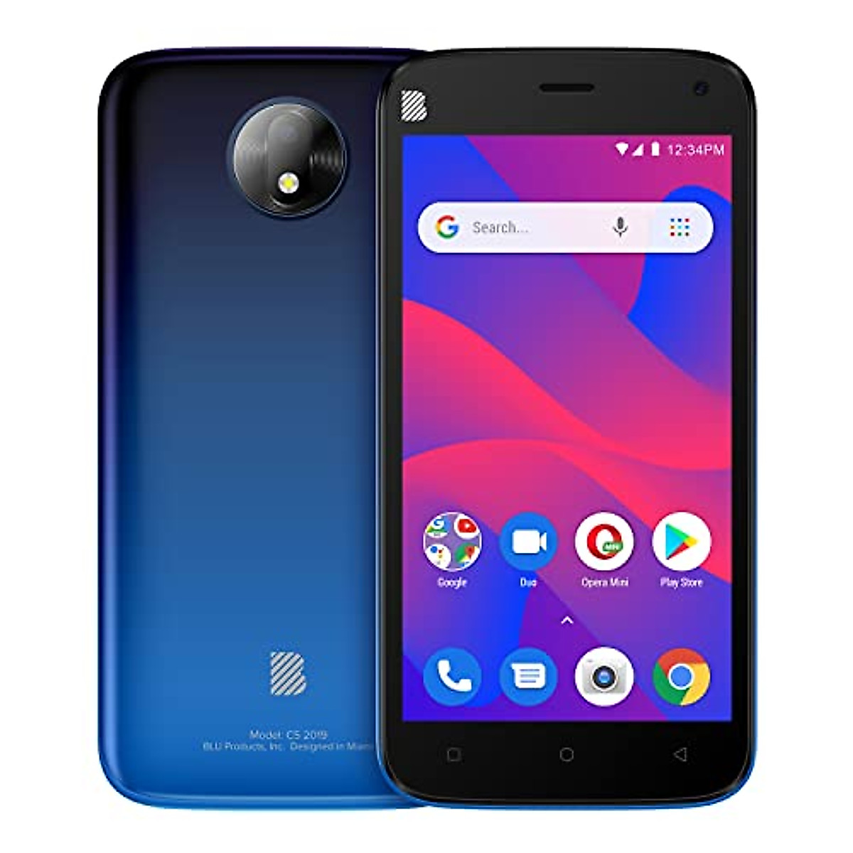 BLU C5 | Unlocked | 5.0” Display | 16GB | 5MP Camera | US Warranty | Blue
