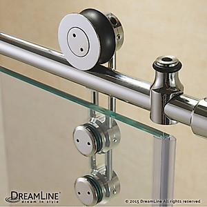 DreamLine SHDR-6260760-08 Shower Door, 56-60" W x 76" H, Polished Stainless Steel