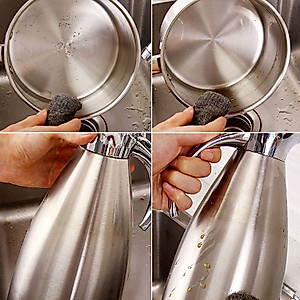 AConnet Grade 0000 Steel Wool 5lb Steel Wool Roll Steel Wool 0000 for Cleaning, Remove Rust, Buffing Wood and Metal Finishes