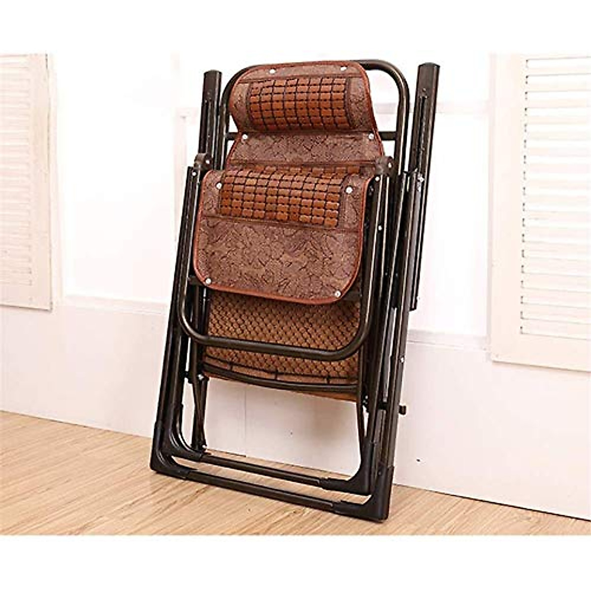 XZGDEN Lightweight Folding Deck Chair Patio Zero Gravity Chair Outdoor Folding Adjustable Reclining Chairs Pool Side Using Lawn Lounge Chair with Pillow One Size Sun Lounger Garden Chairs