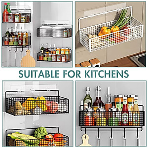 4 Pcs Transparent Shower Caddy Adhesive Replacement No Drilling Adhesive Shower Hooks for Shower Caddy Bathroom Waterproof Strong Sticker Hooks for Bathroom Storage Shelves and Kitchen Racks