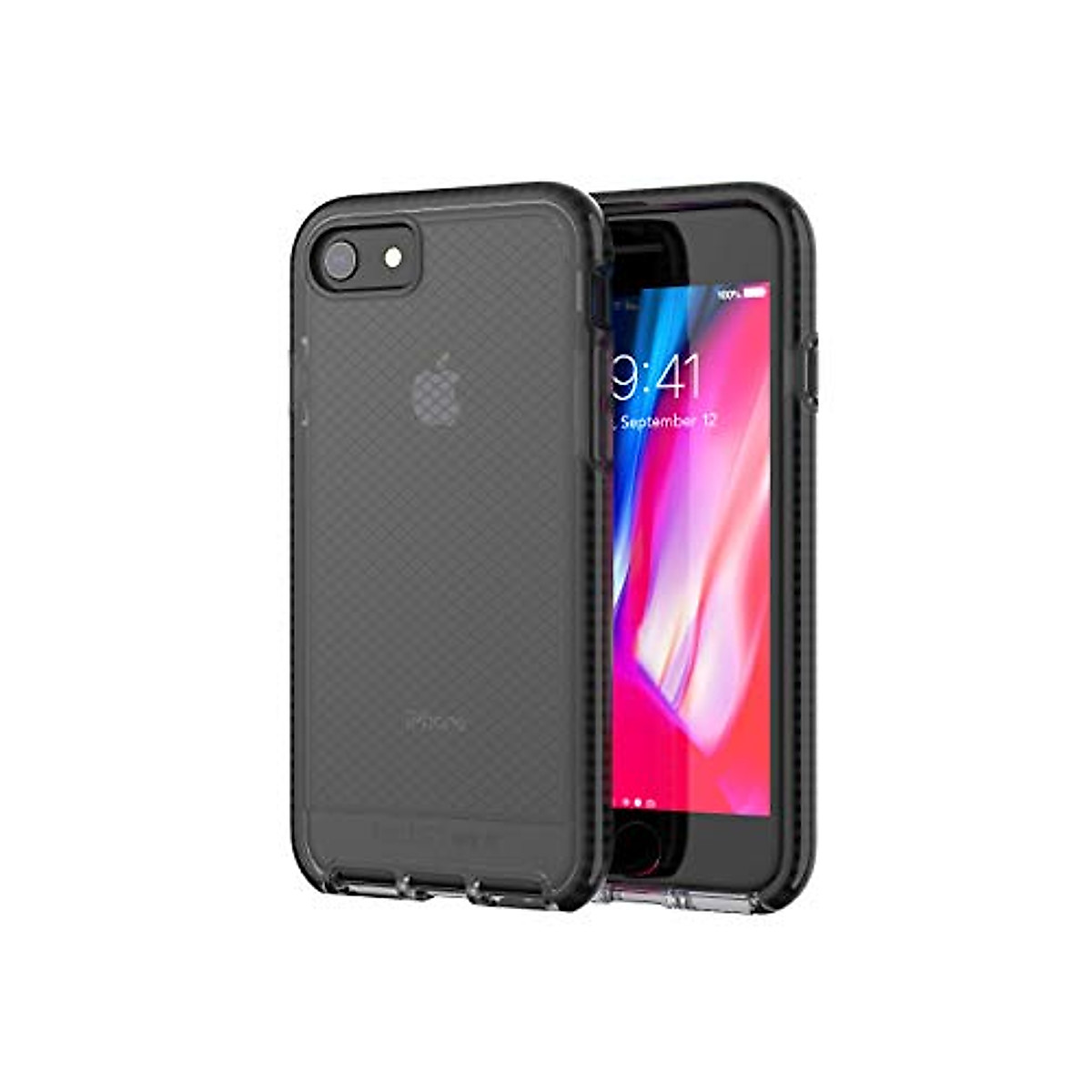 Tech21 Evo Check for iPhone SE 2022 (3rd Gen), SE 2020, 7/8 Phone Case with Ultra-Protective Phone Case with 16ft Multi-Drop Protection