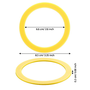 6 Packs Canister Toilet Flush Valve Seal Replacements for Toilets Replaces K-GP1059291