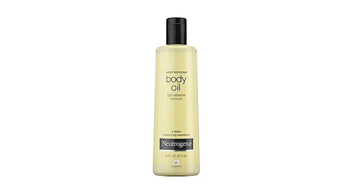 Neutrogena Light Sesame Body Oil - Hydrating Dry Skin Moisturizer