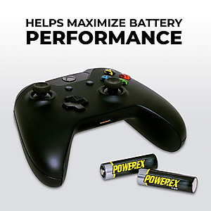 Powerex PRO High Capacity Rechargeable AA NiMH Batteries (1.2V, 2700mAh) - 8-Pack, (MH-8AAPRO-BH)