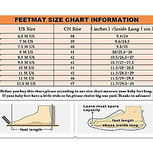 Feetmat Men's Athletic Shoes Lightweight Sneaker Walking Tennis Slip On Shoes Wide Fashion Sneakers Barefoot Running Shoes Grey 12M