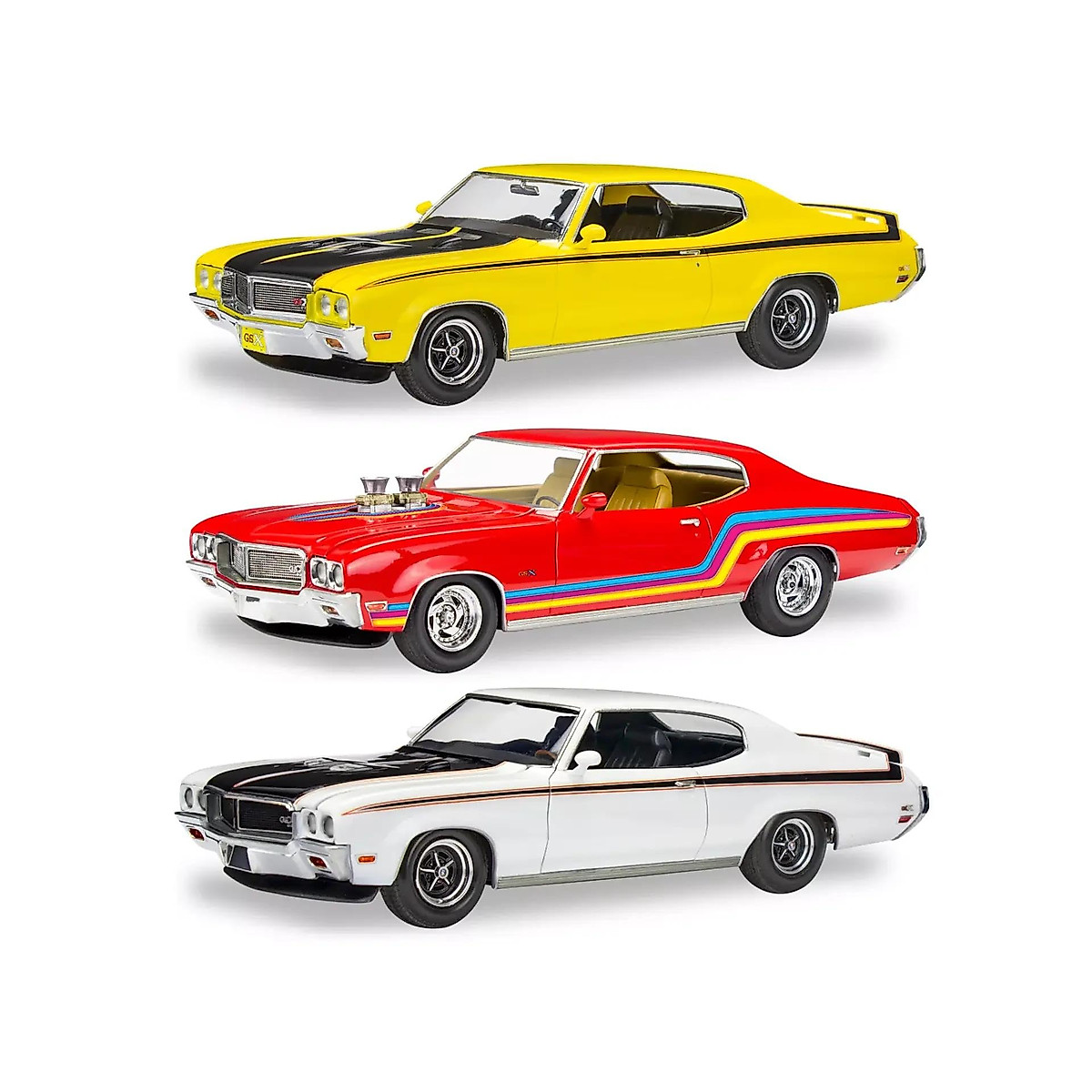 Revell 85-4522 1970 Buick GSX 2N1 Model Car Kit 1:24 Scale 106-Piece Skill Level 4 Plastic Model Building Kit