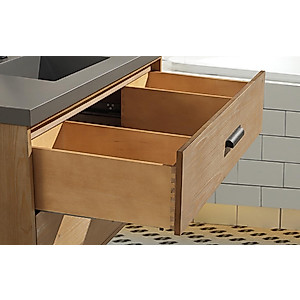 Ari Kitchen & Bath Kane 42" Bathroom Vanity Weathered Fir