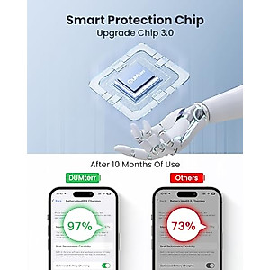 DUMTERR 3 in 1 Wireless Charger for iPhone 15/14/13/12,Wireless Charging Station for Apple Devices, Charging Stand for Apple Watch Series, for AirPods