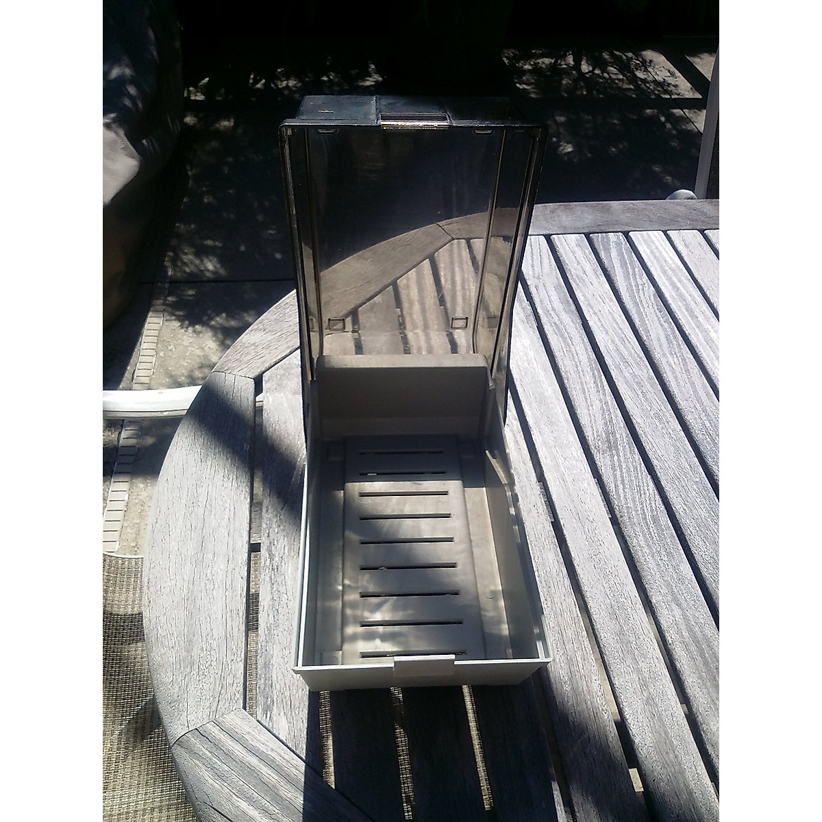 Longform: Vintage 1980s Floppy Disk 5 1/4 5.25 Storage Case Data-Case Hinged Plastic Holder