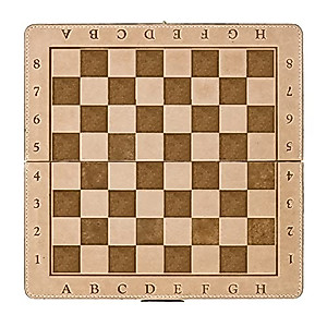 A&A Magnetic Travel Chess Set w/Folding Chess Board, Educational Toys for Kids and Adults - 8"(20cm) * 8"(20cm) Board