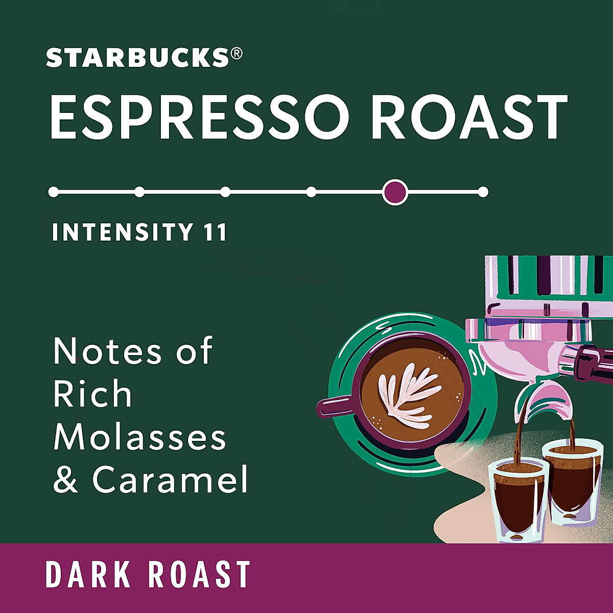 Starbucks by Nespresso Dark Roast Espresso (50-count single serve capsules, compatible with Nespresso Original Line System)