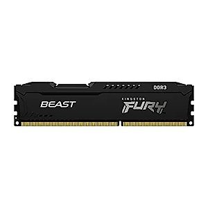 Kingston Fury Desktop PC Memory DDR3 1866MHz 8GB x 2 Kingston Fury Beast CL10 KF318C10BBK2/16