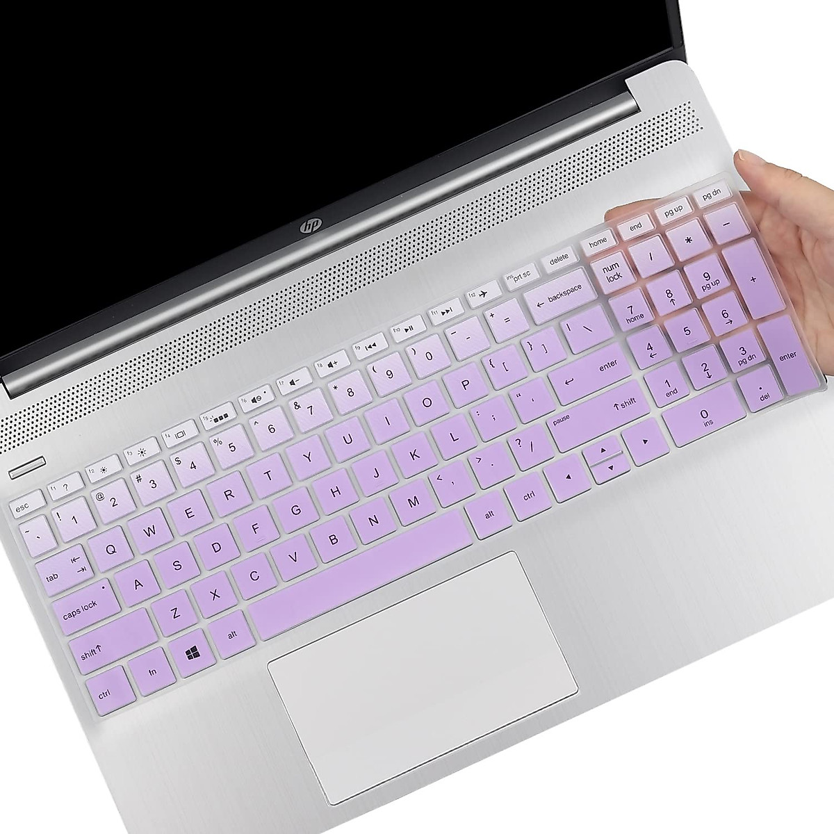 Keyboard Cover for 15.6 HP Laptop 15-ef 15-db/dy 15-ef2099nr 15-ef2127wm 15-ef2126wm 15-ef2013dx 15-ef2024nr 15-ef2501la 15-ef1001ds 15-ef2030tg 15-ef2747wm 15-ef0023dx 15-ef2025tg ef1300wm ef2033dx