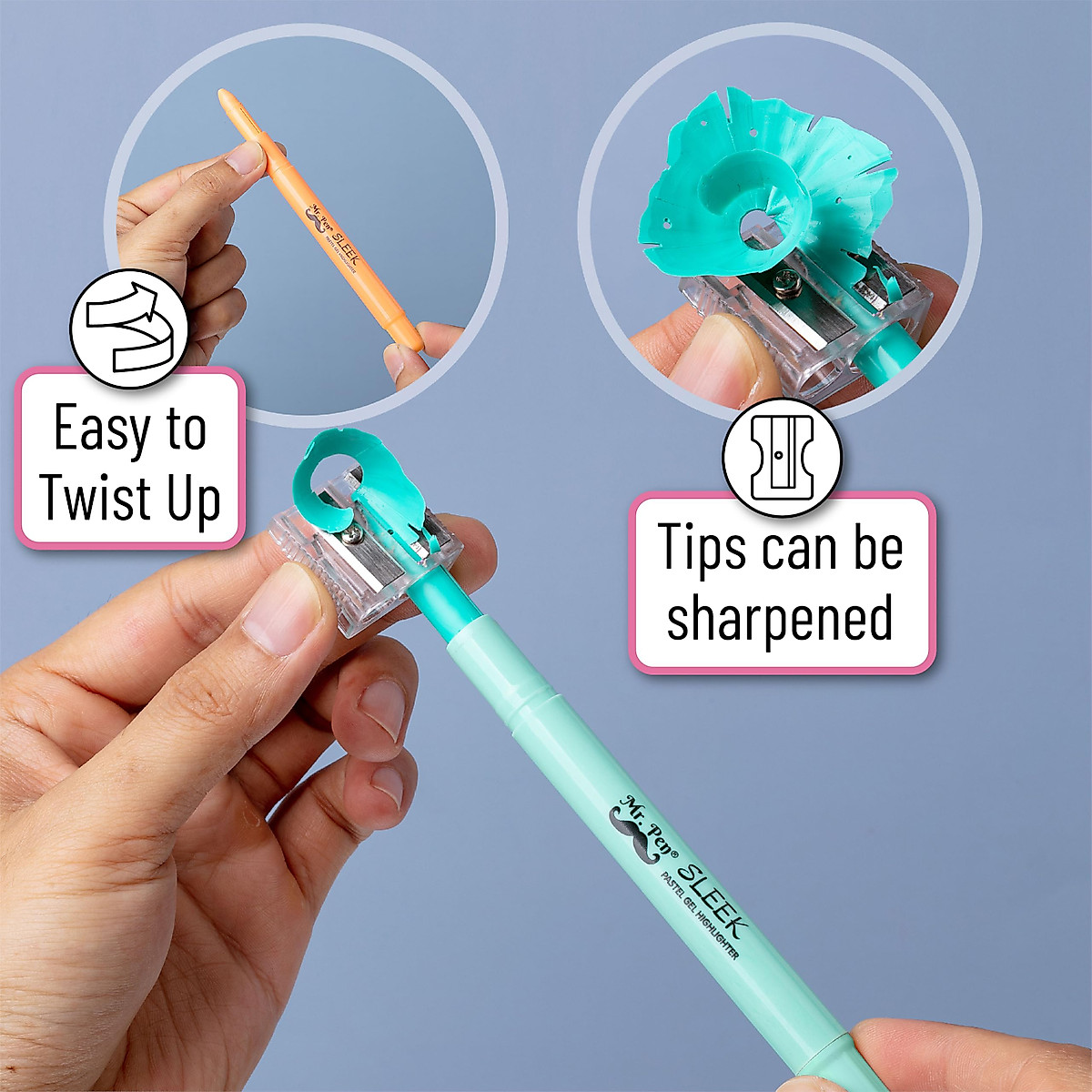 Mr. Pen- Bible Gel Highlighters and Fineliner Pens No Bleed, Pastel Colors, 18 Pcs, Bible Journaling Kit, Bible Highlighters and Pens No Bleed, Bible Pens, Gel Highlighters, No Bleed Highlighters.