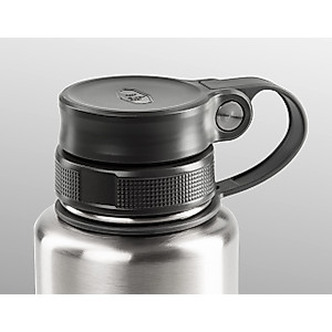 GSI Outdoors H2JO Stainless Steel Brew & Steeping Filter I Wide-Mouth Bottle Twist-On Travel Filter for Brewing Coffee & Tea