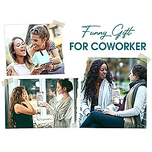 TEEZWONDER Funny Gifts For Coworkers, Friends, Females, Work Bestie Gifts For Women, Thoughtful Best Friends, Office Appreciation, Thank You Gift For Coworkers, 20 Oz Stainless Steel Tumbler