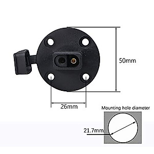 CERRXIAN 55cm 10AWG SAE Socket Solar Weatherproof Sidewall Port DIY Cord, SAE Quick Disconnect Wire Harness Panel Mount Power Cable with Cap