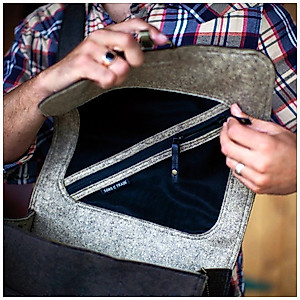 Sons of Trade Felt Journey Pack w/Changing kit Diaper Bag Gray