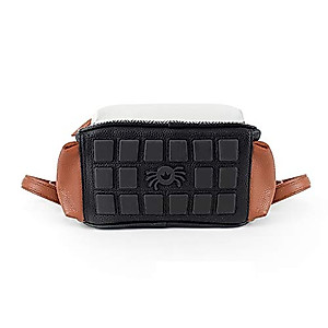 Itzy Ritzy Mini Diaper Bag – Chic Backpack with Vegan Leather Changing Pad, 8 Total Pockets (4 Internal and 4 External), Grab-Top Handle and Rubber Feet, Coffee & Cream