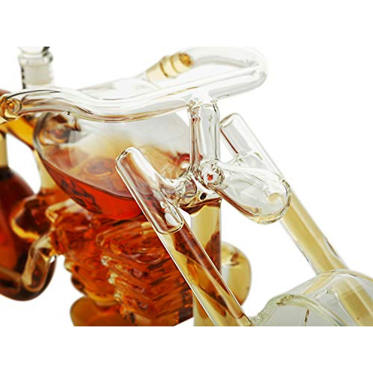 Unique Motorcycle Gift Decanter Wine & Whiskey Elegant Motorbike, Biker Themed, 750ml The Wine Savant - Intricate Details, Bourbon, Scotch or Liquor, Harley Gifts, Decorative Sport Bike Gifts
