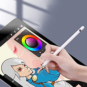 YINVA Cover for Apple Pencil Tips, Silicone Nib Mute Cap Accessories for Apple Pencil 1st/ 2nd Gen/USB-C Pen Tip(30 PCS,10 Colors)