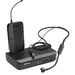 Shure BLX14/P31 UHF Wireless Microphone System - Perfect for Speakers, Performers, Presentations - 14-Hour Battery Life, 300 ft Range | includes PGA31 Headset Mic, Single Channel Receiver | H9 Band