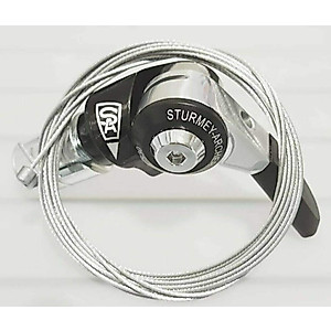 Bicycle 3 Speed Bar End Thumb Shifter w 2.4m Cable (Sturmey Archer)